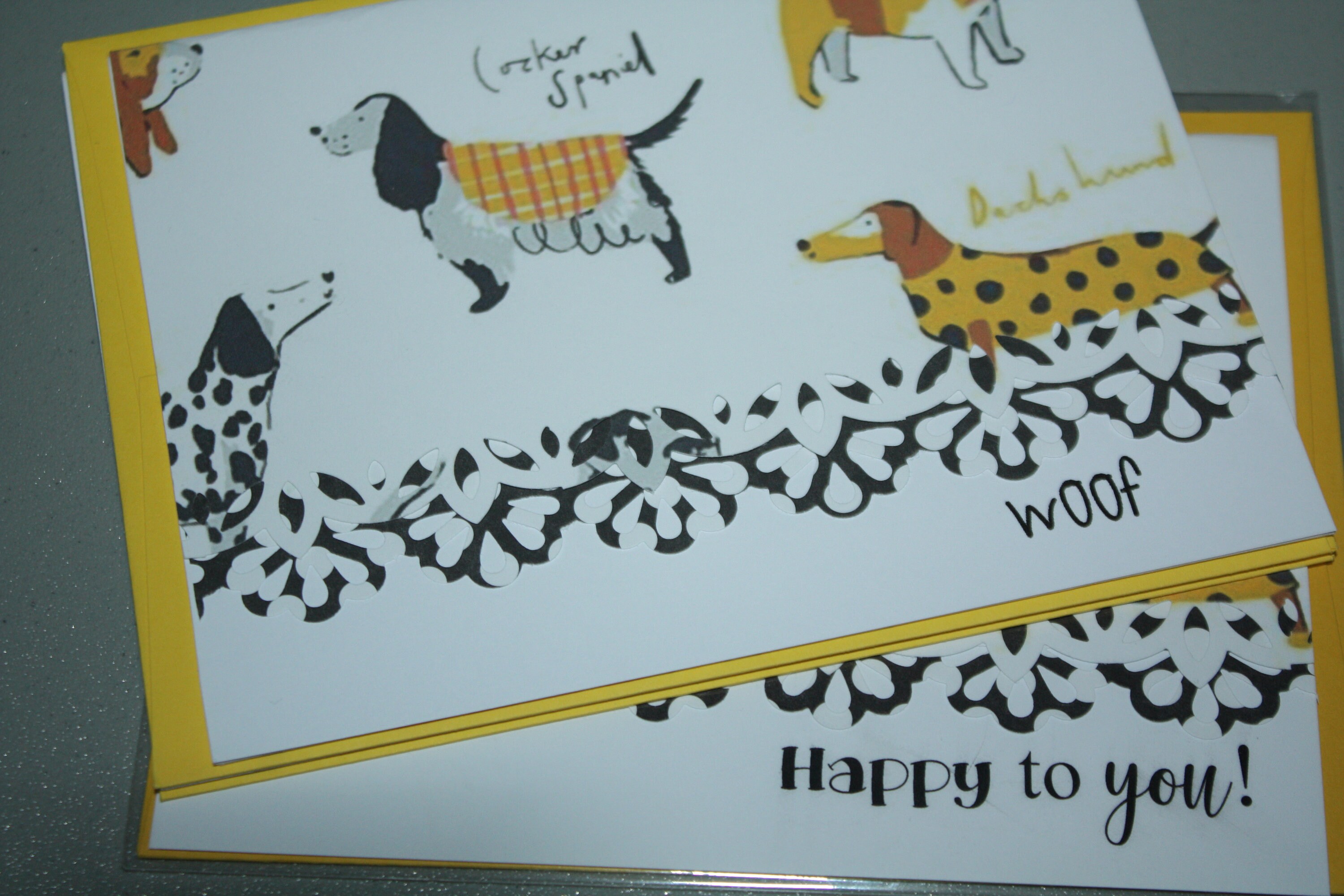 Different Dog Breeds Handcrafted Dog Note Cards - Etsy