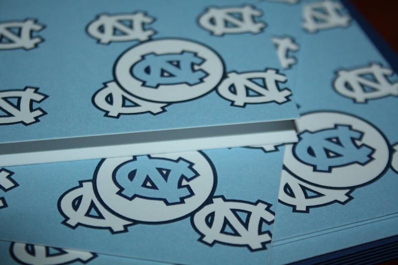 University of North Carolina - Note Cards - Etsy