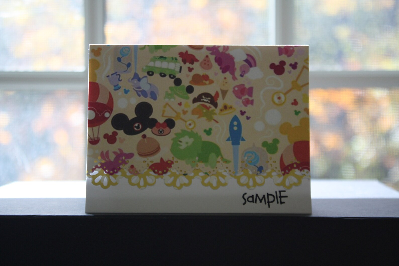 All Things Disney Note Cards Handcrafted and Personalized - Etsy UK