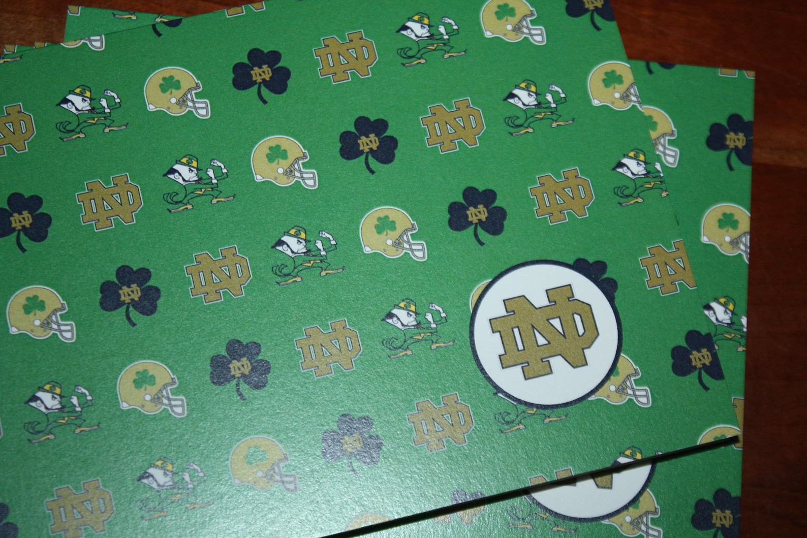 Notre Dame - Fighting Irish - Note Cards - Etsy