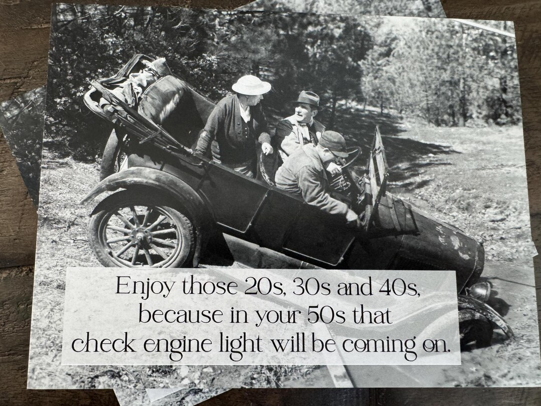 Funny Greeting Card: Enjoy Your 30s, 40s and 50s..... - Etsy