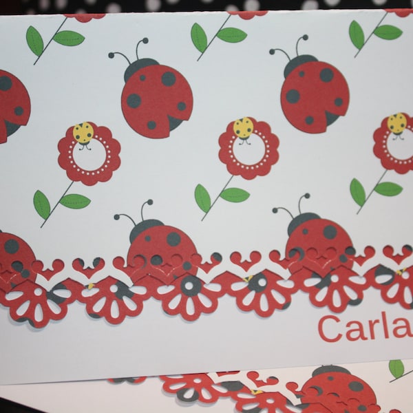 Ladybug Note Cards - Etsy