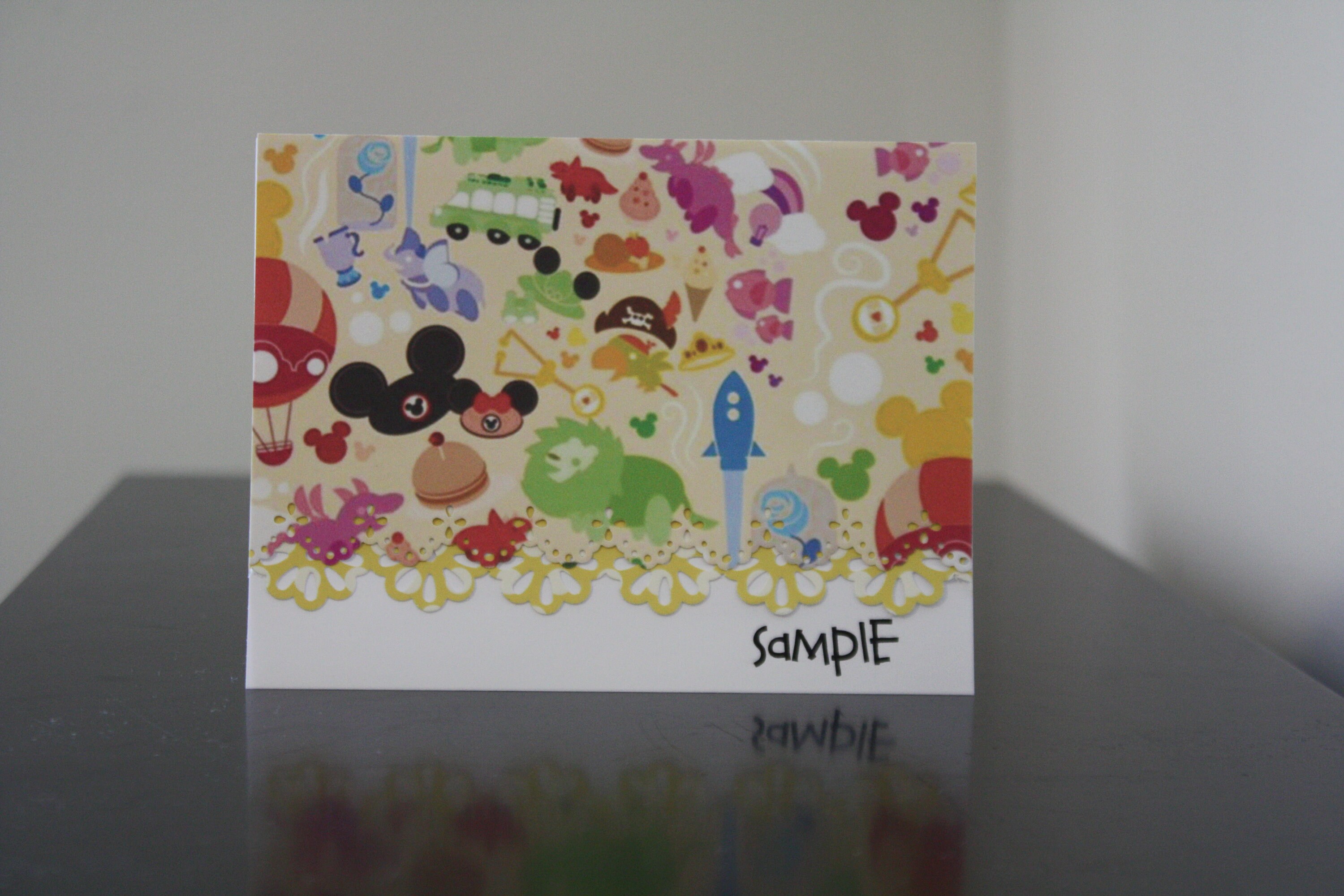 All Things Disney Note Cards Handcrafted and Personalized - Etsy UK