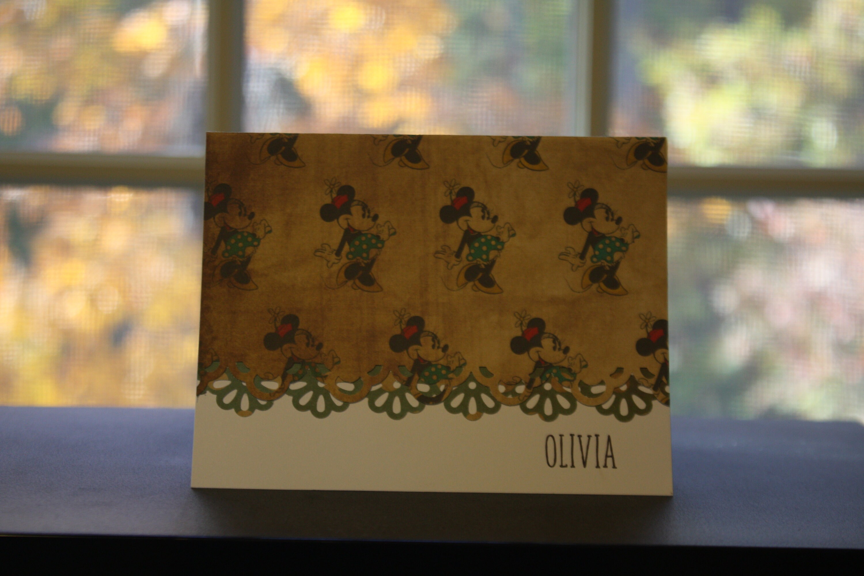 Vintage Minnie Mouse Note Cards Handcrafted and Personalized - Etsy