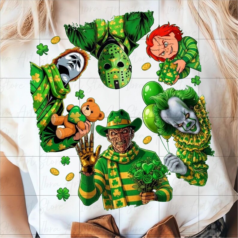 Retro St. Patricks Day Png, Horror Patricks Png, Funny Patricks Day Png ...