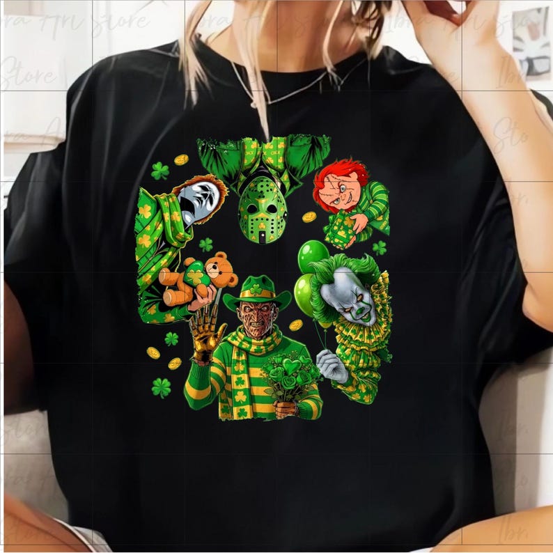 Retro St. Patricks Day Png, Horror Patricks Png, Funny Patricks Day Png ...