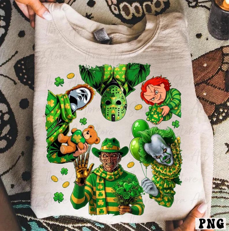 Retro St. Patricks Day Png, Horror Patricks Png, Funny Patricks Day Png ...