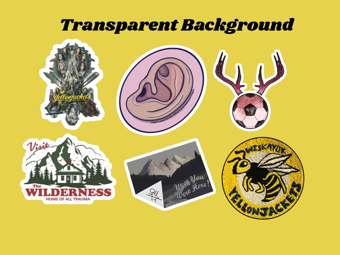 Yellowjackets Stickers Bundle 25 PNG Stickers With Transparent ...
