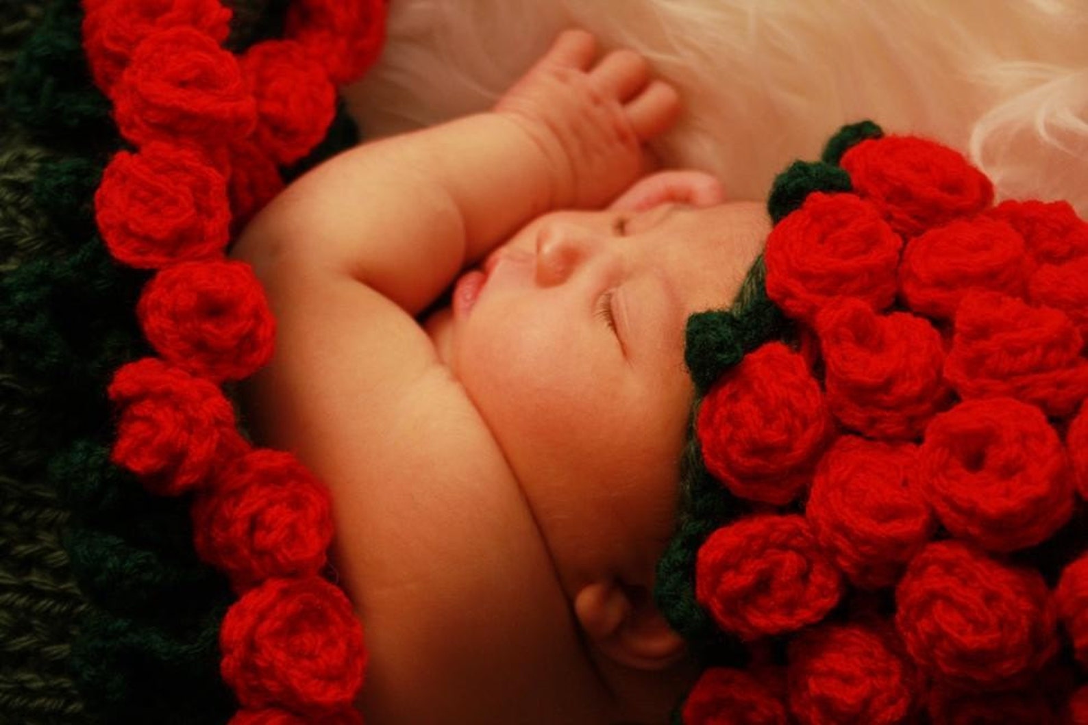 Infant Bouquet of Roses Cocoon Photography Prop/ Costume Baby Shower ...
