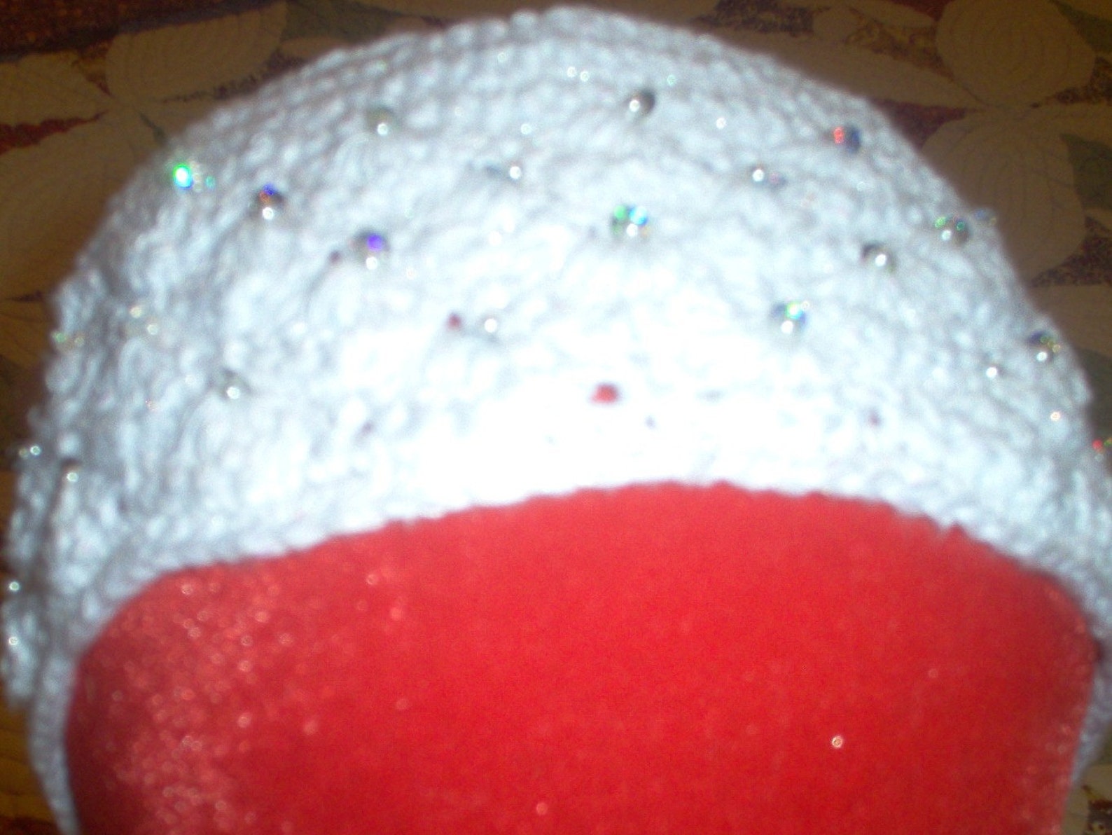 Wedding Formal Bride Costume Hand Crocheted Snood Headband Removable ...