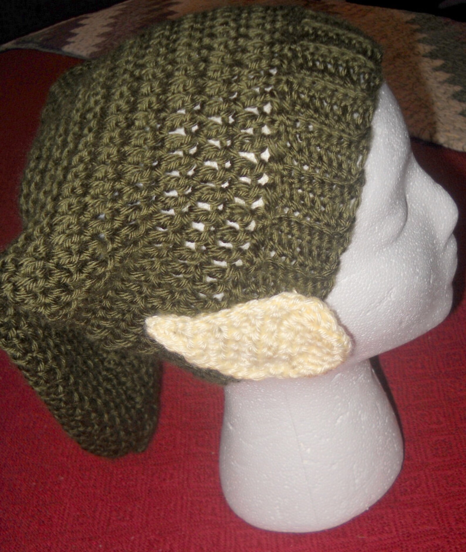 PATTERN ONLY Crocheted Zelda Link Hat With Elf Ears Attached Adult Size ...
