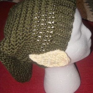 PATTERN ONLY Crocheted Zelda Link Hat With Elf Ears Attached Adult Size ...