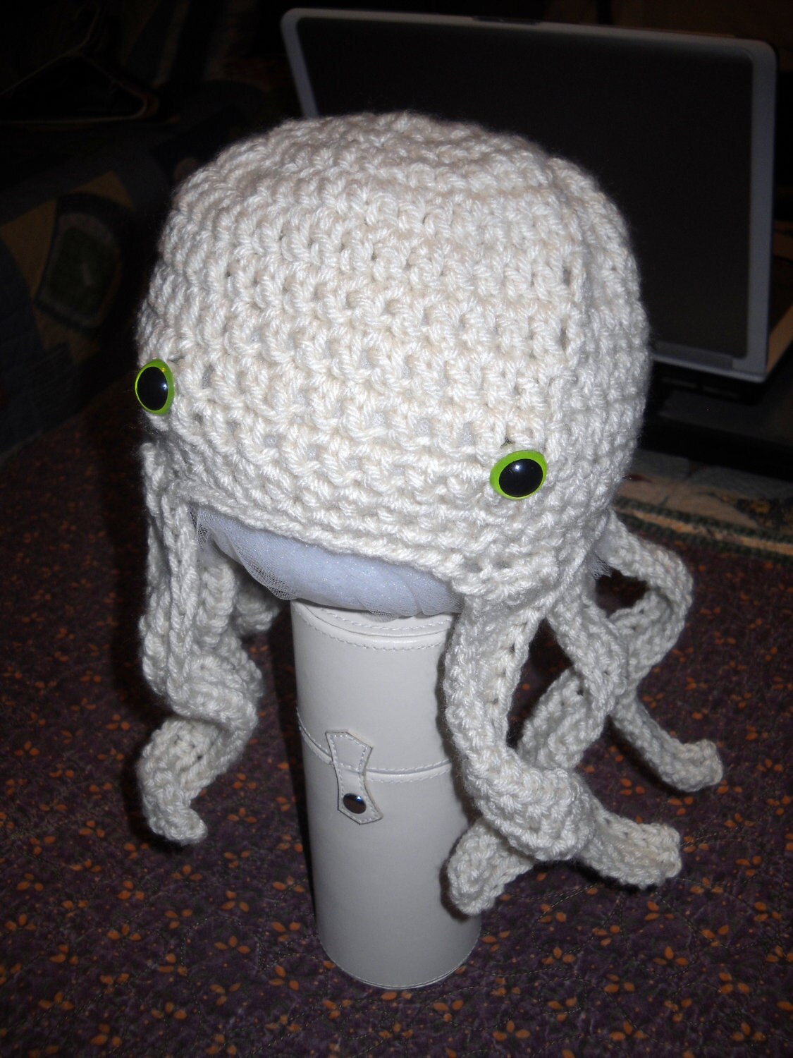 PDF Pattern Crocheted Octopus Hat Infant Baby Toddler Child Photography ...