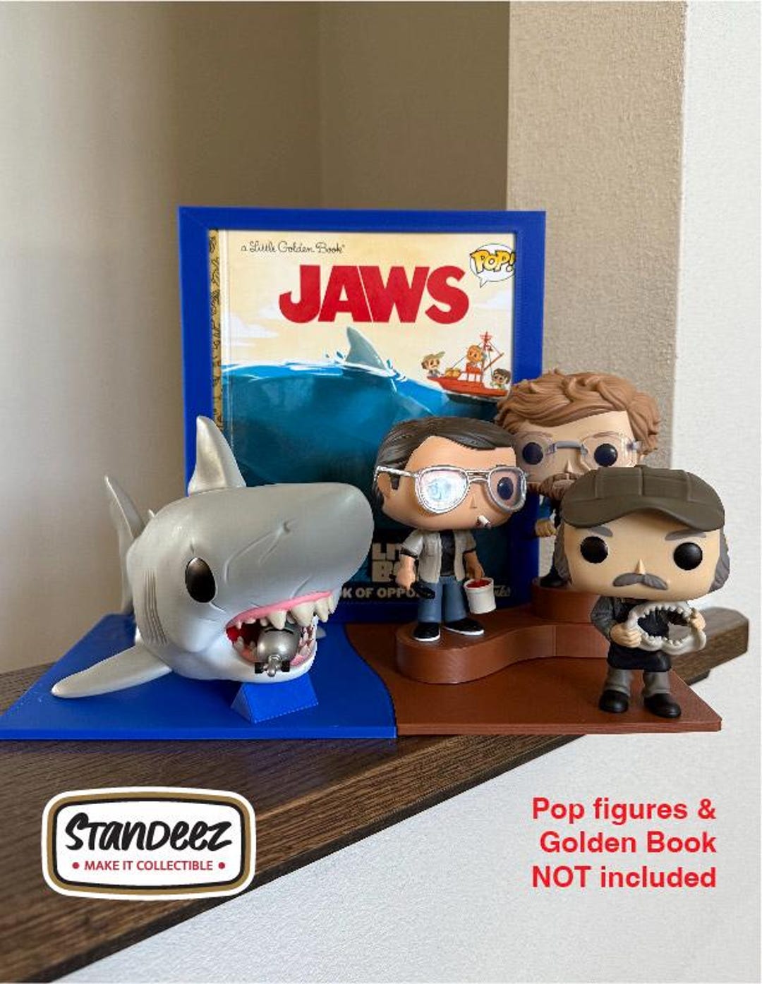 Jaws 3d Printed Multi-level Standee Display for Golden Book and Pops ...