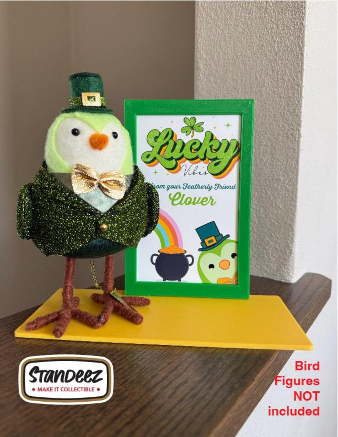 Featherly Friends CLOVER Standee Display WITH Background Prints (target ...