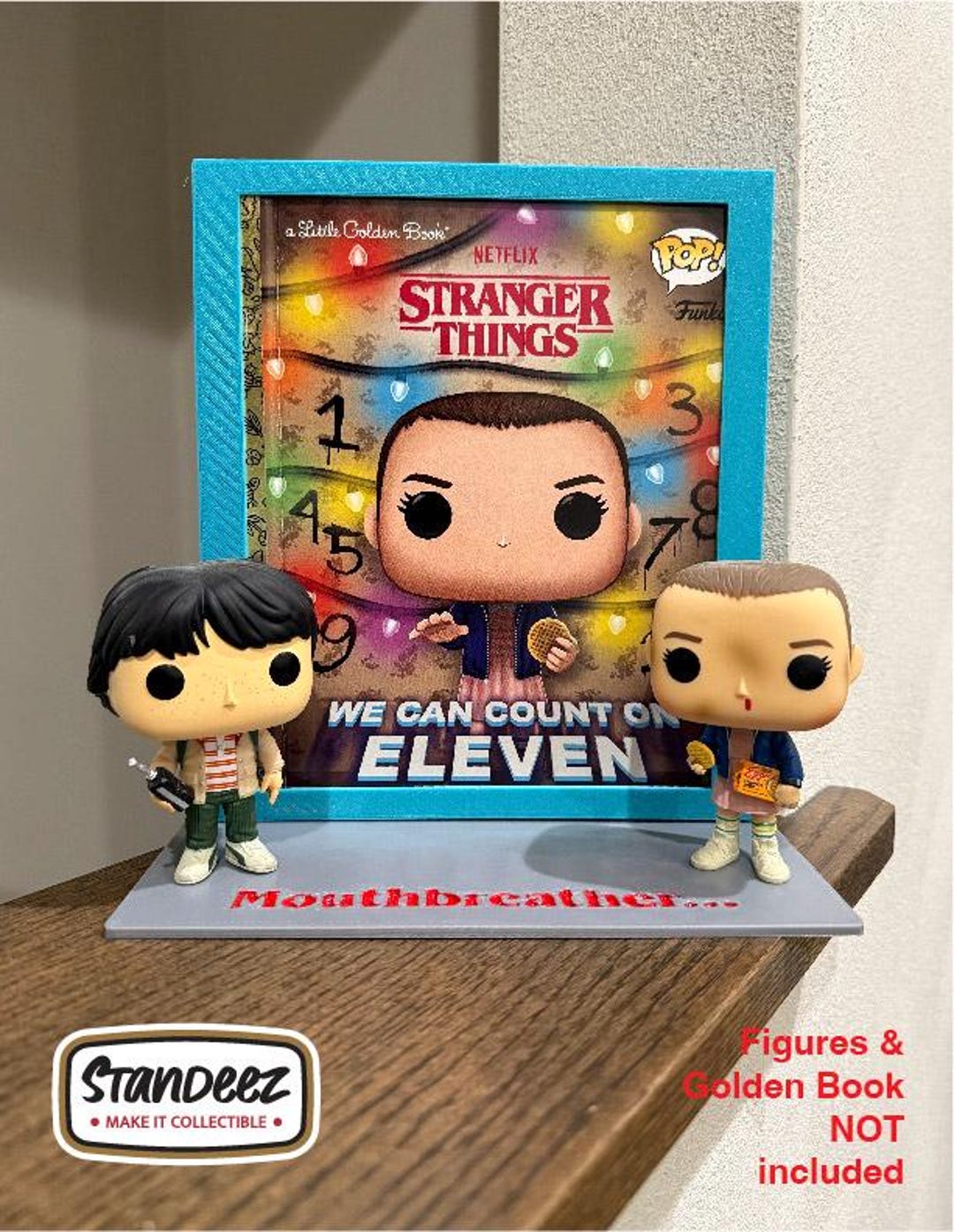 Stranger Things 3d Printed Standee Display for Pops and Golden Book ...