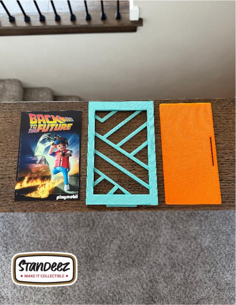 Back to the Future 3d Printed Hot Wheels Standee Display WITH Postcard ...