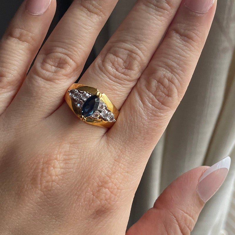 Chunky Ring 8.75 - Etsy