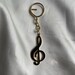 Music Note Keychain- Singers Gift- Musician Gift- Piano- Keychain ...