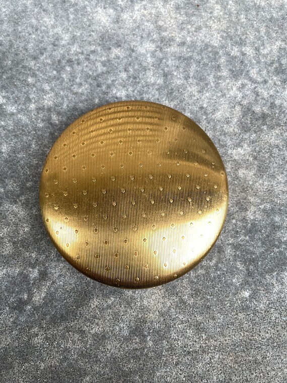 Vintage powder compact case - Gem
