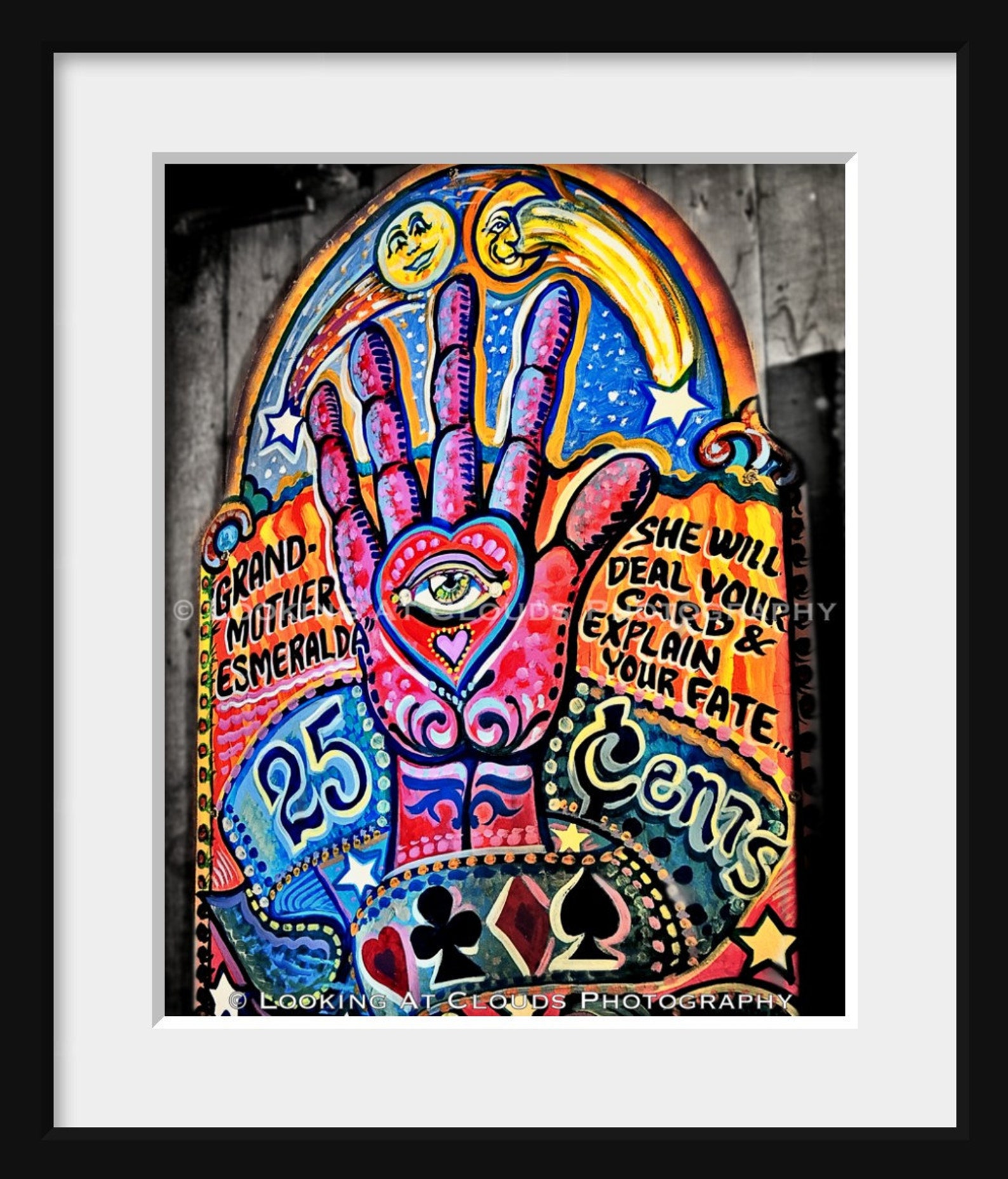 Psychic Fortune Teller Art Photo, All Seeing Eye, Colorful Psychedelic ...