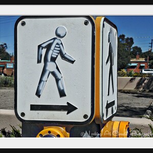 Pop Art, Skeleton Crossing, City Scene Art Photo, Urban, Fun Art Photo ...