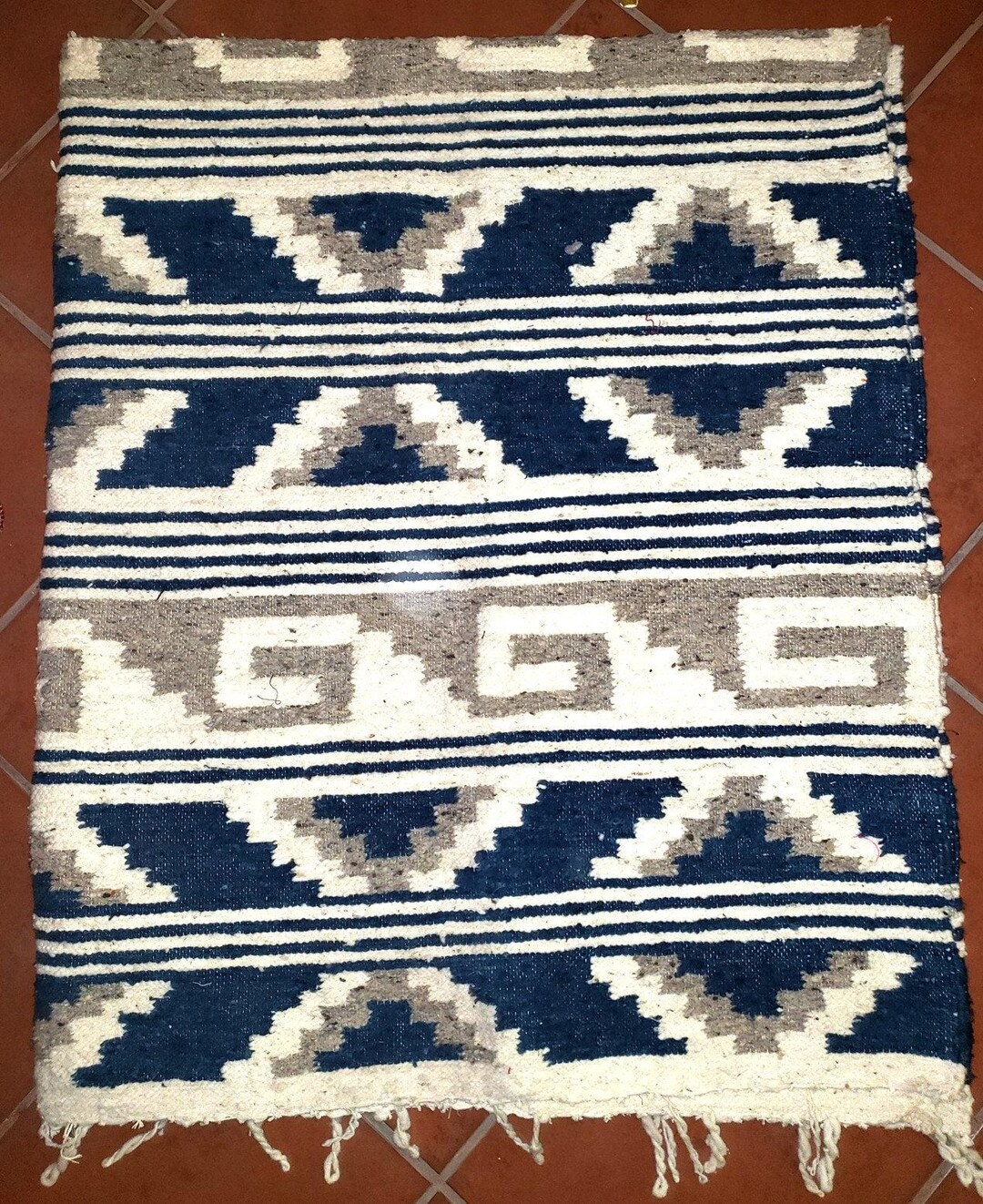 Handwoven Guatemalan Wool Rug Poncho Made in Momostenango - Etsy