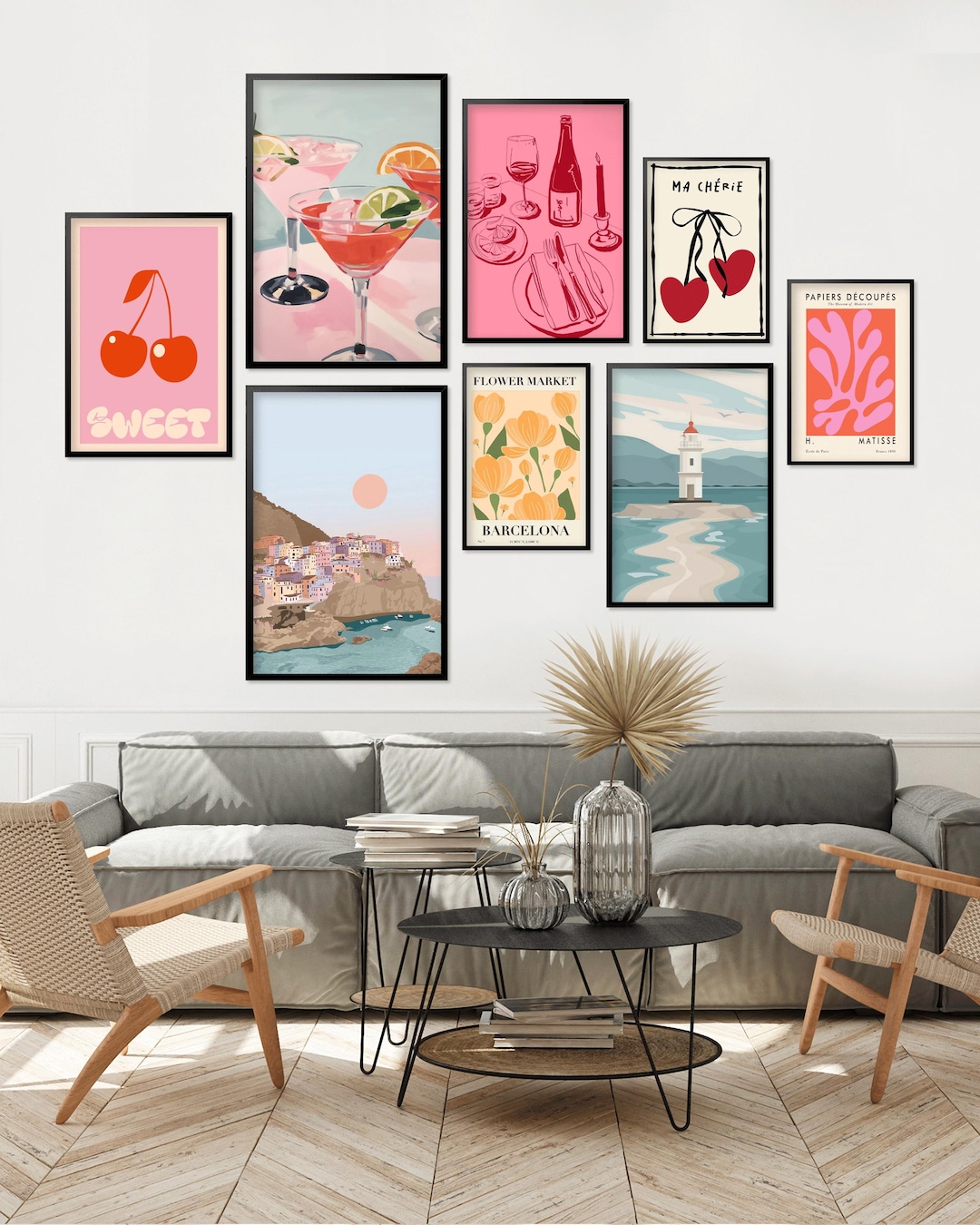 Gallery Wall Set of 8, Poster for Home - Etsy
