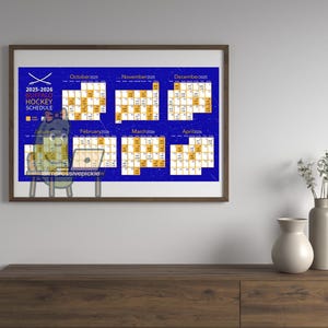 2025-2026 Buffalo Sabres Hockey Schedule - Etsy