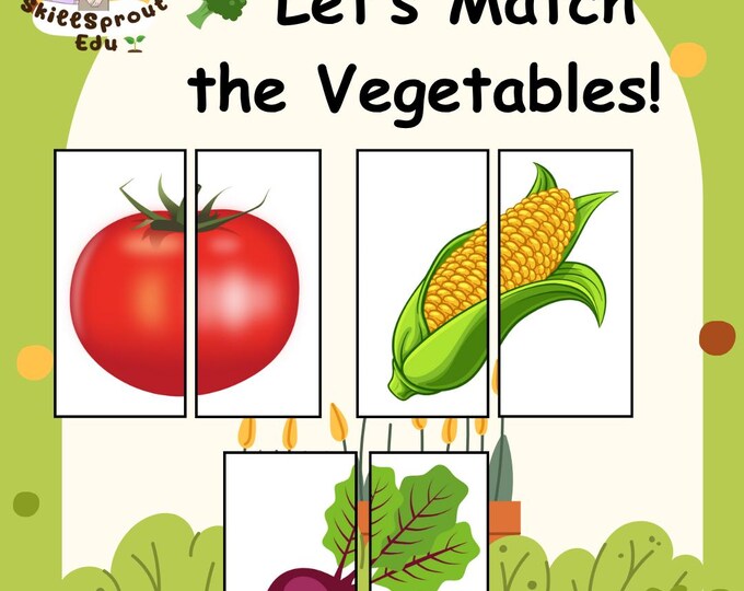 Printable Heirloom Tomato Matching Cards | Garden Learning Cards ...