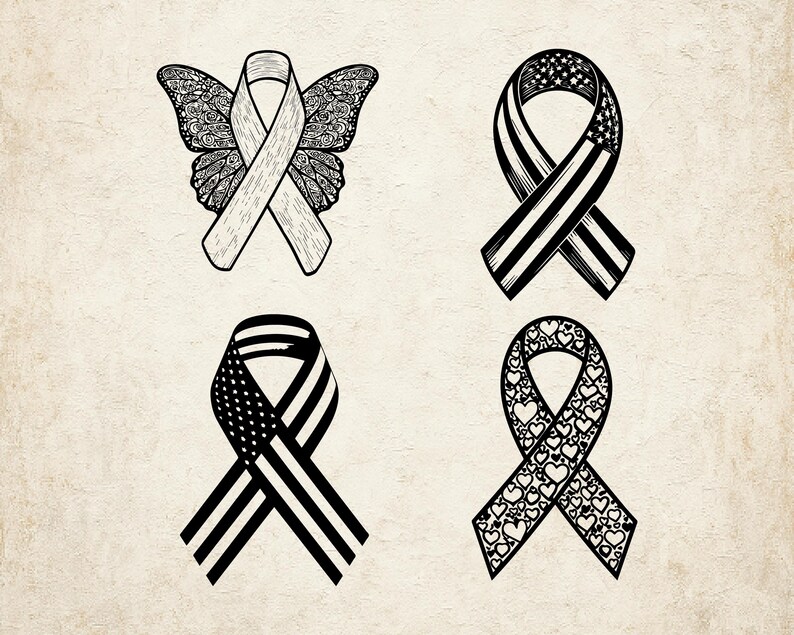 Awareness Ribbon SVG PNG: Clipart, Cut File, Decal (digital Download ...