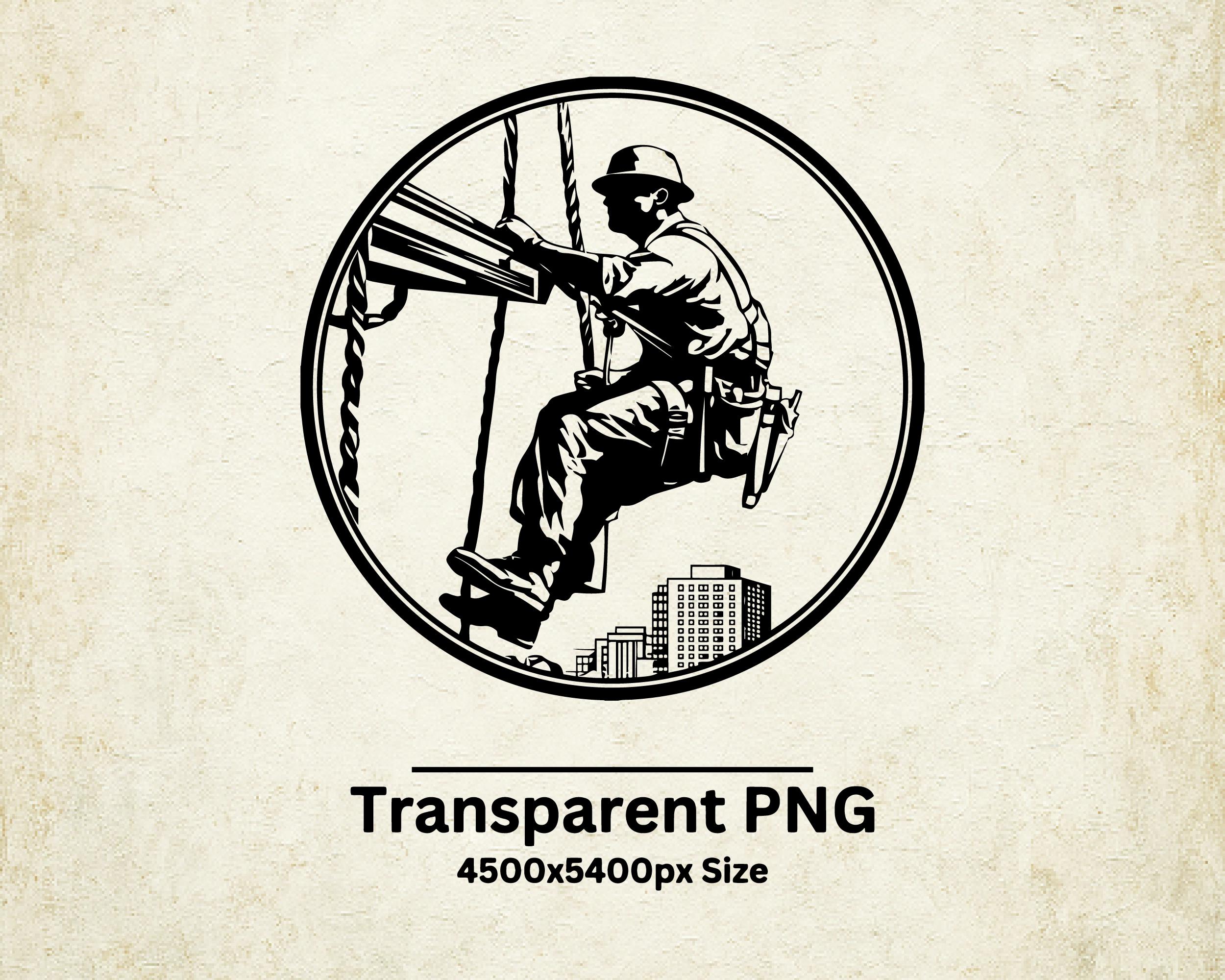 Structural Ironworker SVG PNG Bundle, Ironworker Silhouettes ...