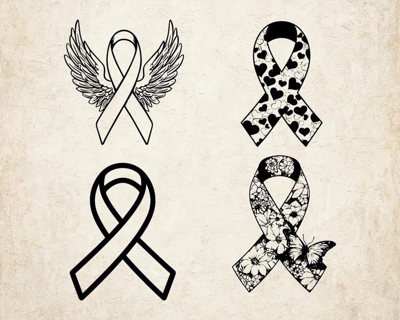 Awareness Ribbon SVG PNG: Clipart, Cut File, Decal (digital Download ...