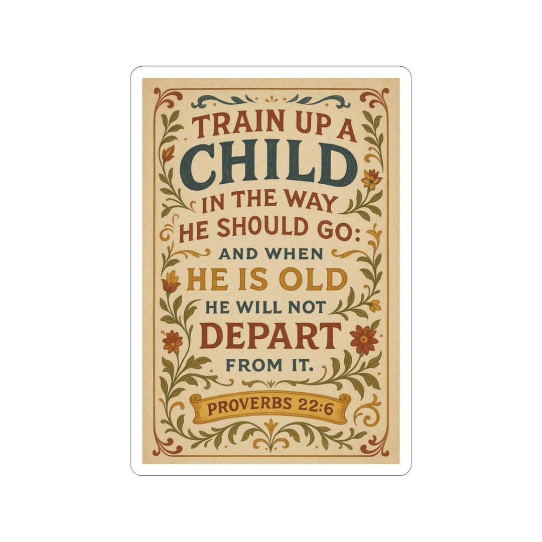 Train up a Child in the Way He Should Go Proverbs 22:6 | Christian ...