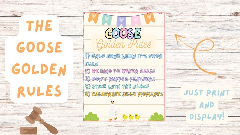Silly Goose Zone - Classroom Bulletin Board Bundle – Canva Editable ...