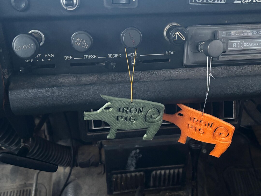Iron Pig FJ55 Land Cruiser Landcruiser Christmas Ornament Dash Hanger ...