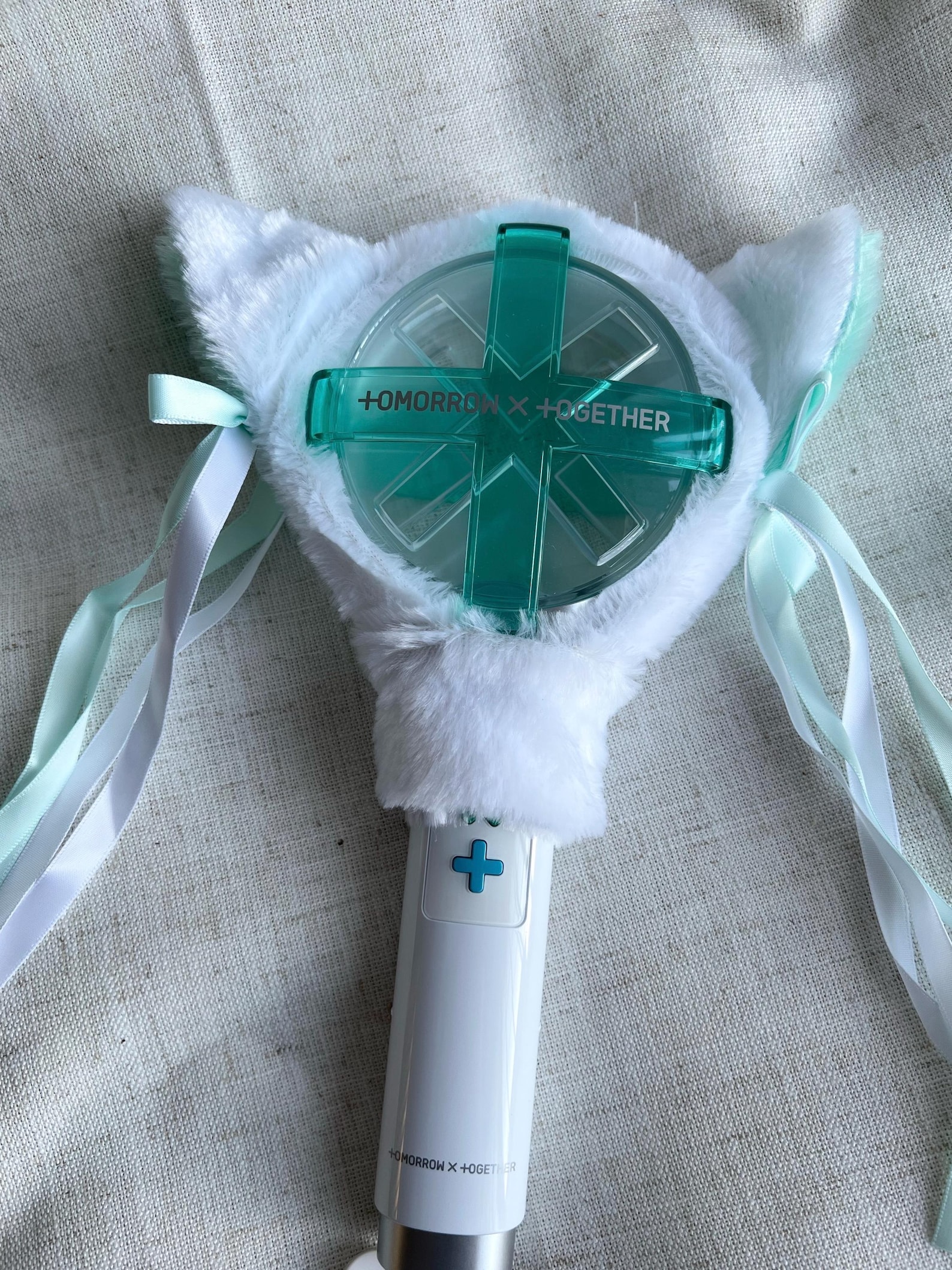 TXT Moabong Ver.1/2 Light Stick Cover | Ribbon Bow Decor | Kpop Concert ...