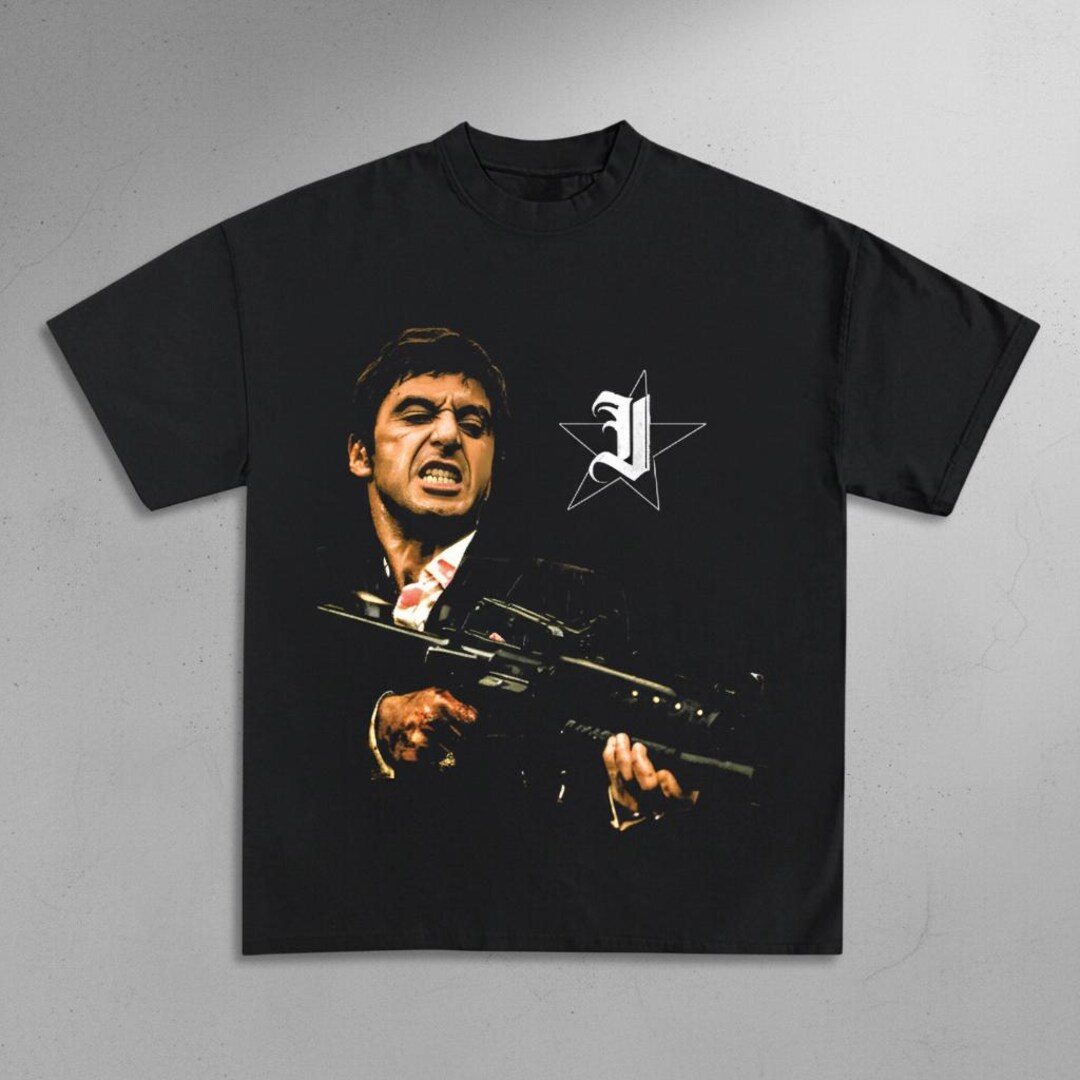 Tony Montana Scarface Jumbo Fleece PNG Graphic Vintage Y2K, 2000s Music ...