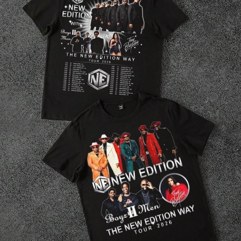 New Edition Concert Shirt - Etsy