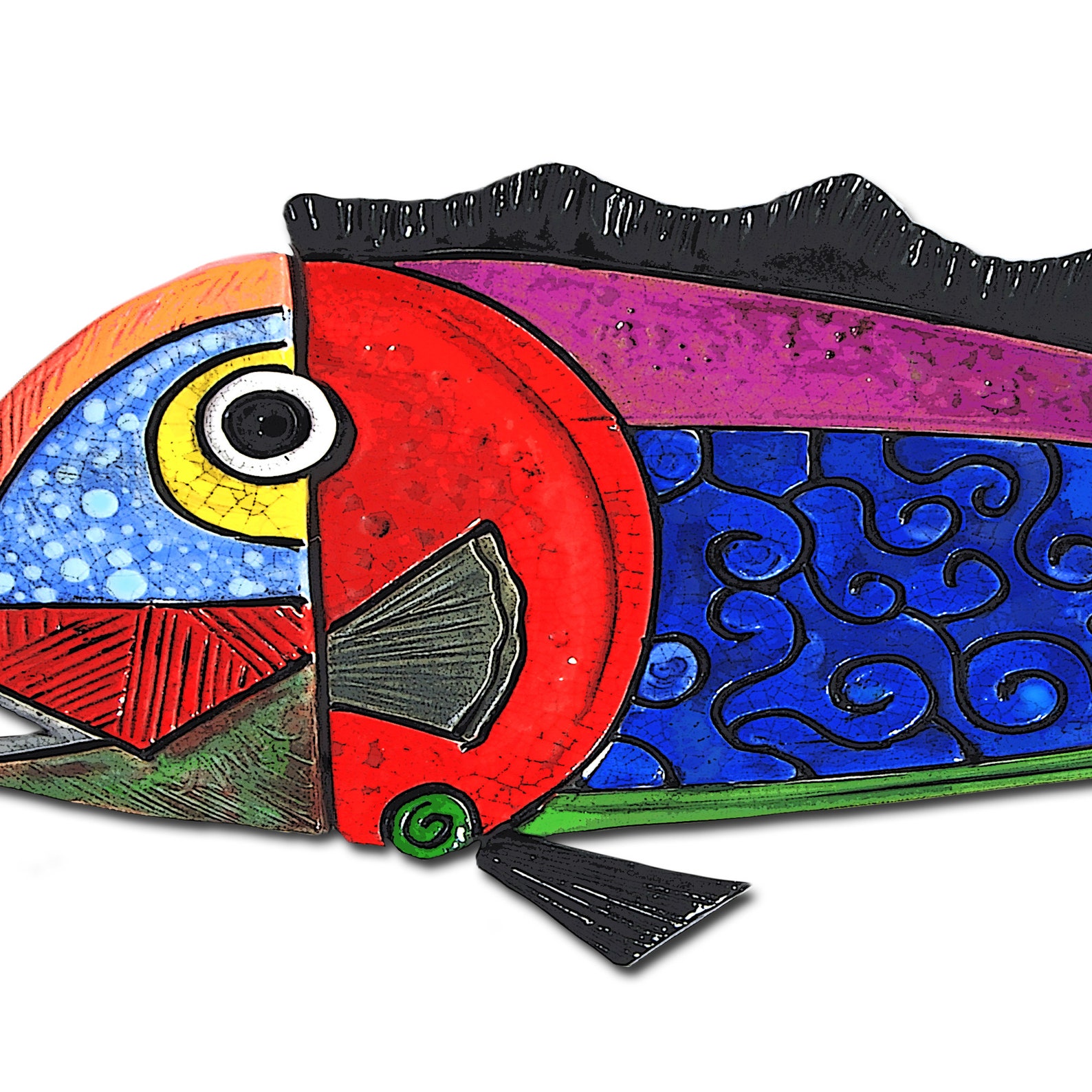 2 Pc. Fish Set Fish Art Prints Ocean Art Tropical Fish Art - Etsy