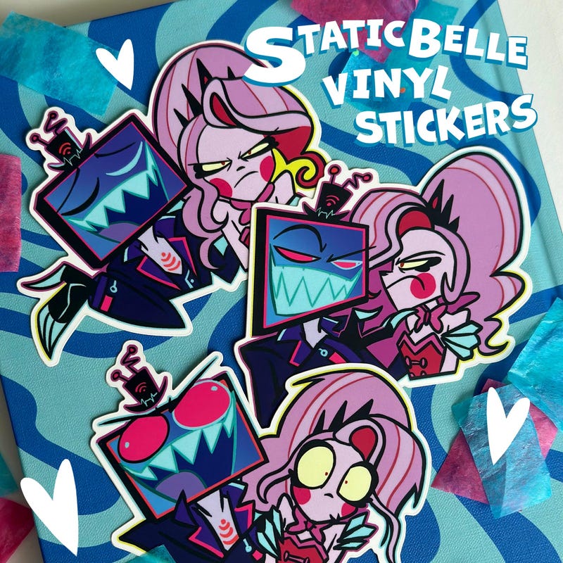 Hazbin Hotel Stickers - Etsy