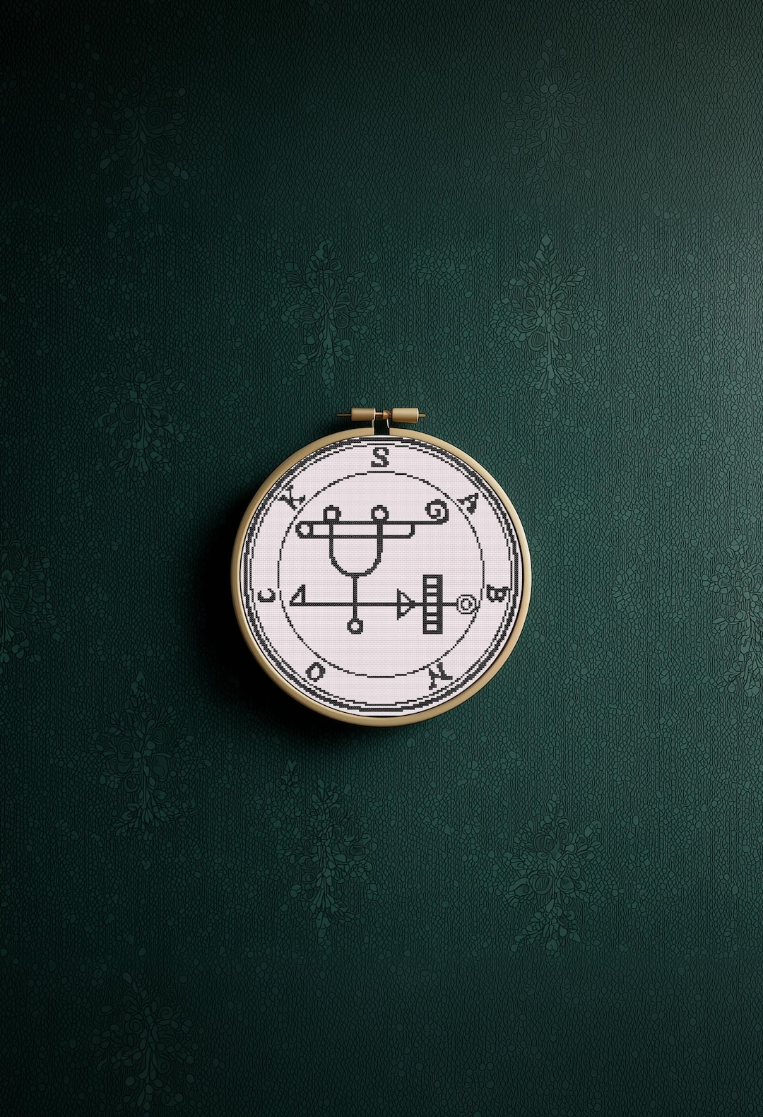 Sabnock Sigil Cross Stitch Pattern – Ars Goetia Demonology Wall Art - Etsy