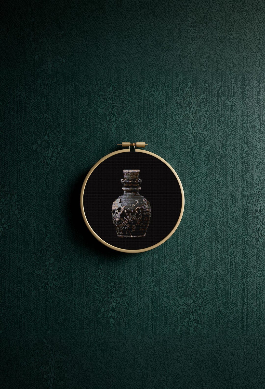 Undeath Potion Cross Stitch Pattern Gothic Bottle PDF Chart for Dark ...