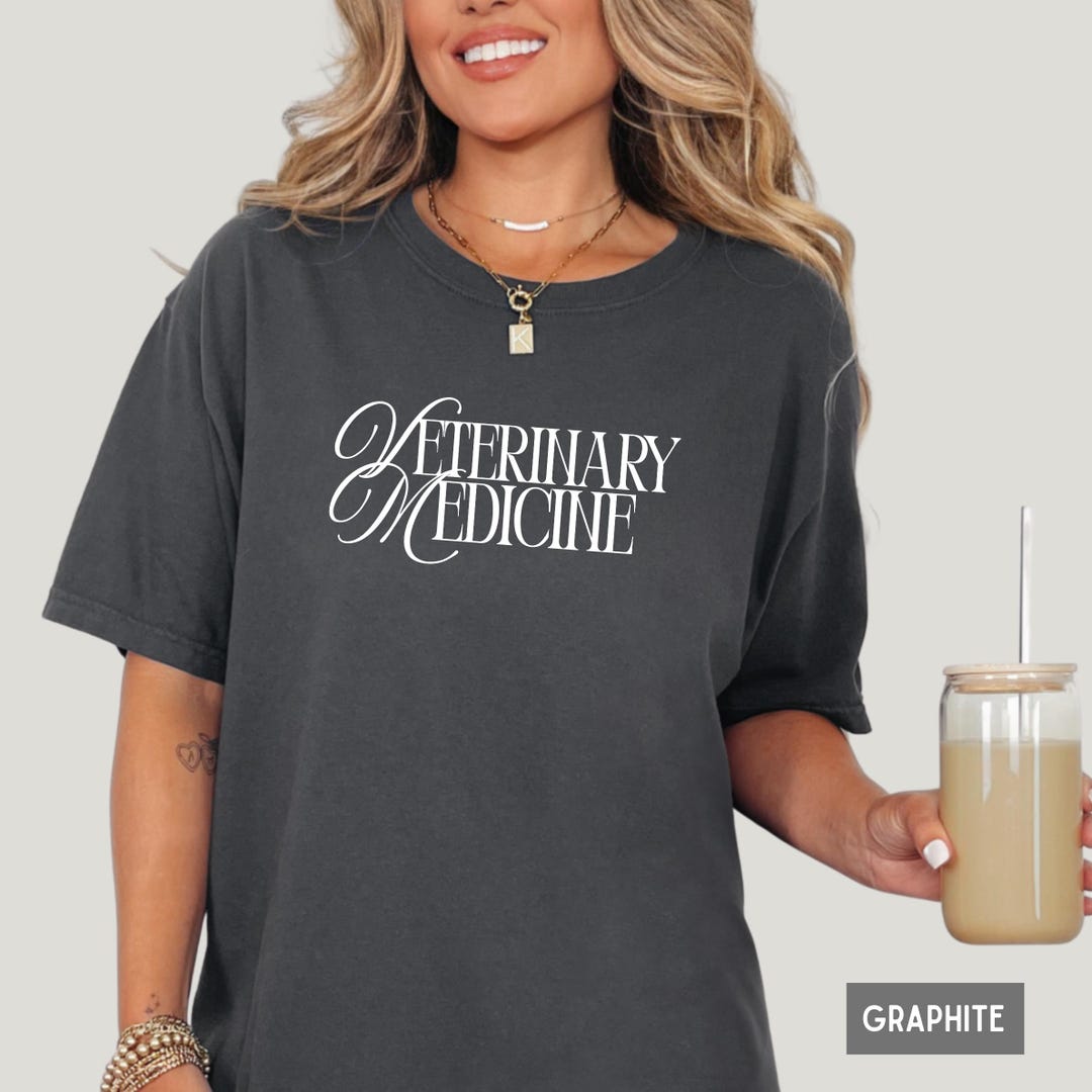 Comfort Colors® Veterinary Medicine Shirt, Veterinarian Shirt, Vet ...