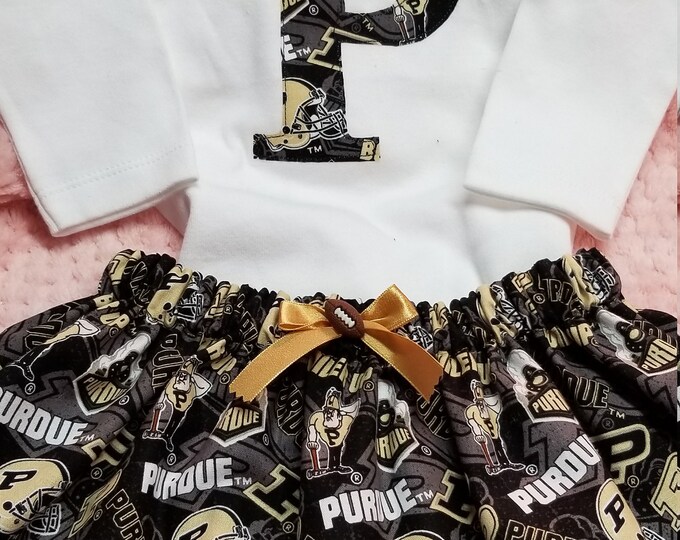 Purdue University Little Girl Outfit - Etsy