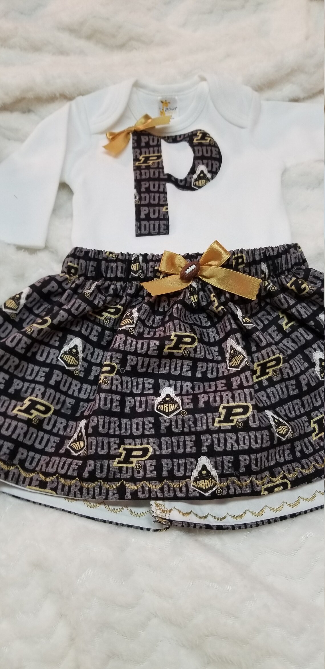 Purdue University Little Girl Outfit | Etsy
