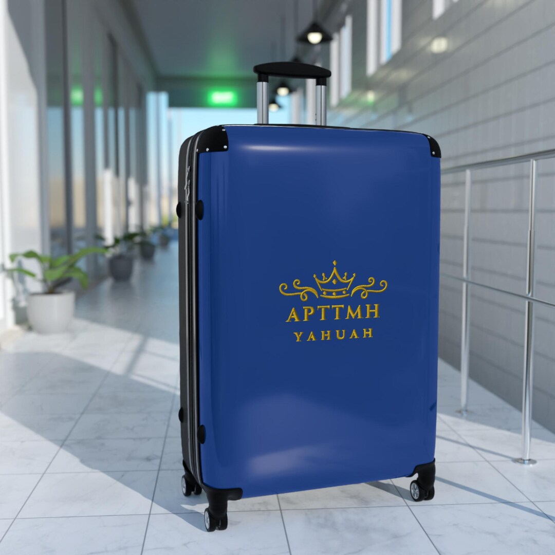 Crown Design Travel Suitcase, Customizable Carry-on Luggage - Etsy