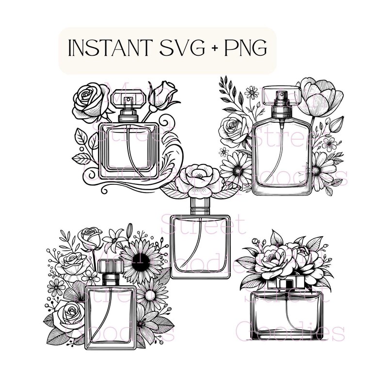 Perfume Bottle Svg - Etsy