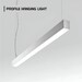 Slim Linear LED Pendant Light – Modern Black Hanging Fixture - Etsy