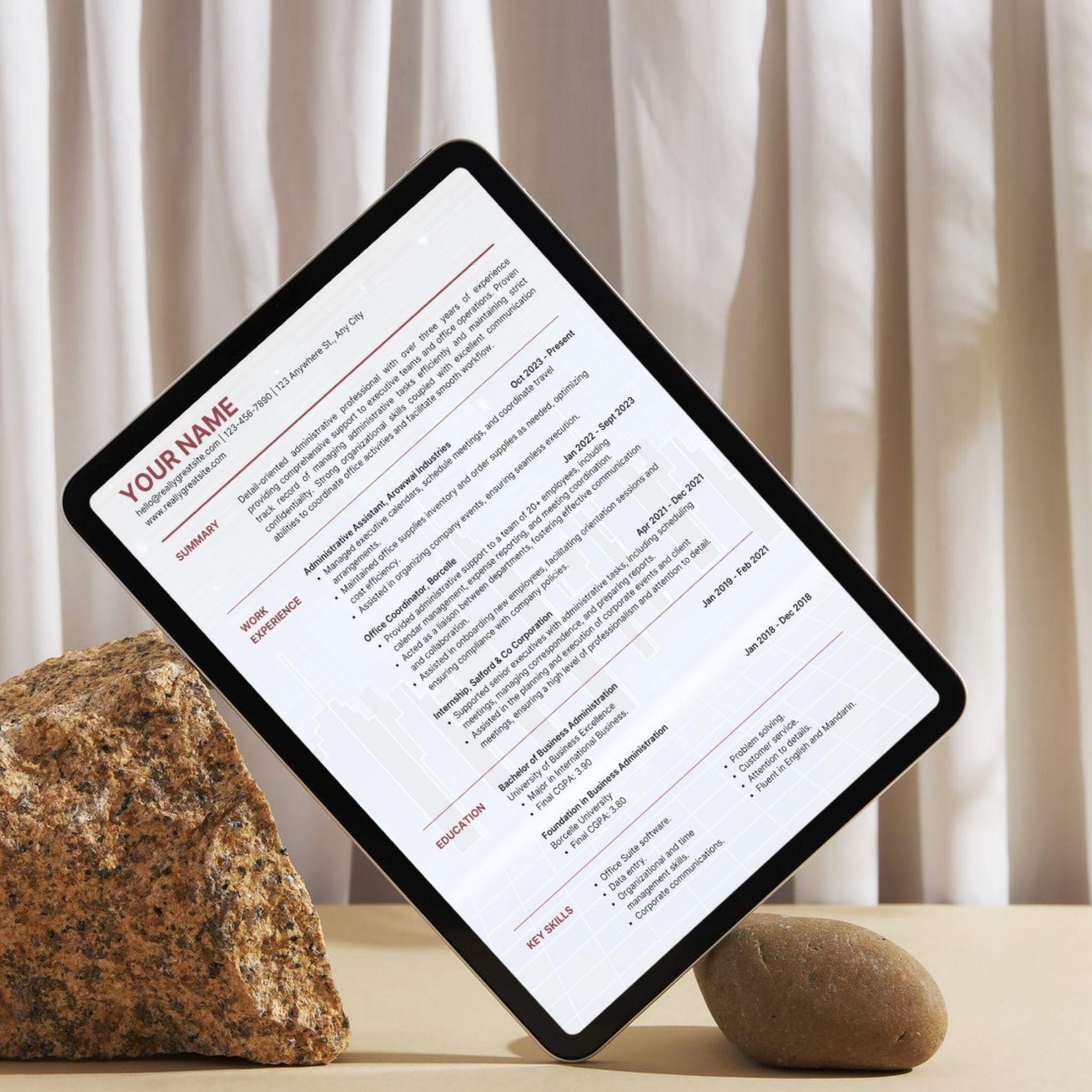 09 Professional Resume Cv Templates With Modern Styl, Etsy Digital ...